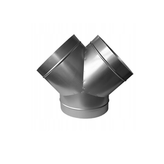 Trójnik orłowy symetryczny Y 355x500x355 mm – stal ocynkowana, szczelny ...